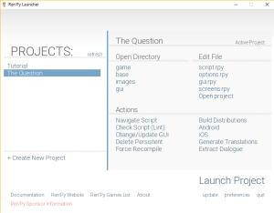 Working with Ren’Py: Part 4: Menus, Labels, and Jumps – Digital Ephemera