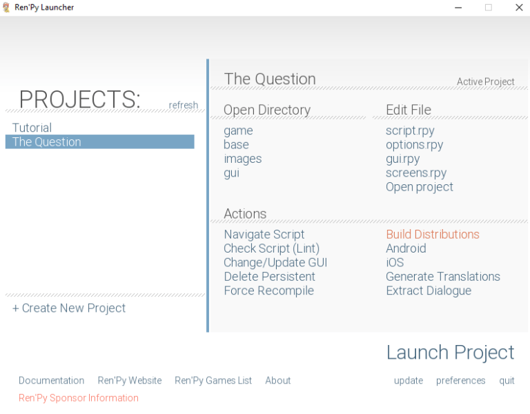 Working with Ren’Py: Part 7: Building Distributions – Digital Ephemera