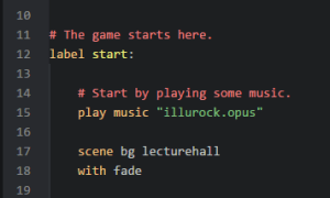 Working with Ren’Py: Part 4: Menus, Labels, and Jumps – Digital Ephemera