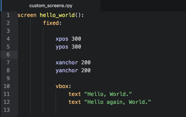 Advanced Ren’Py: Part 2: Position Style Properties – Digital Ephemera