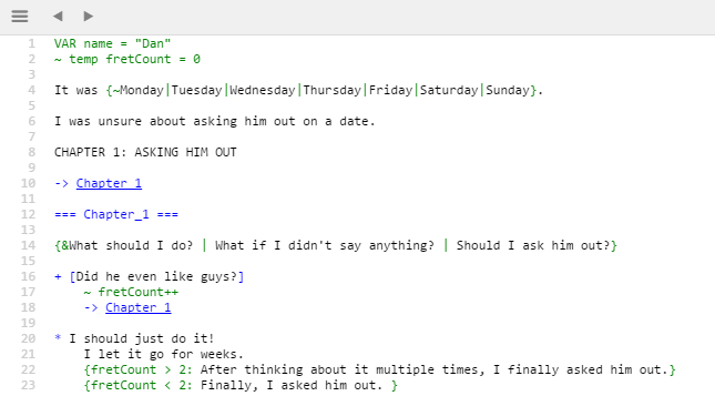 Learning Ink: Part 7: Global, Temporary, and Constant Variables ...