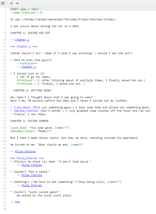 Learning Ink: Part 7: Global, Temporary, and Constant Variables ...