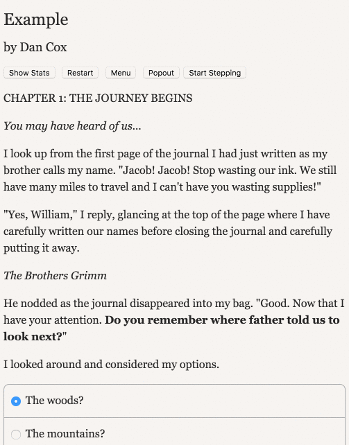 Learning ChoiceScript: Part 8: Labels and Subrountines – Digital Ephemera