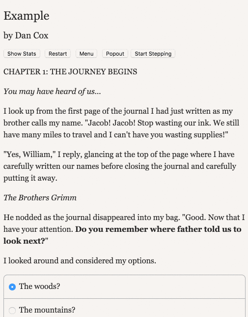 Learning ChoiceScript: Part 6: Fairmath – Digital Ephemera