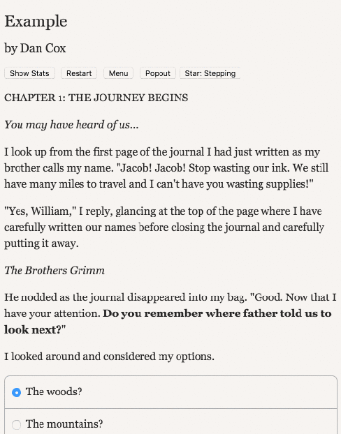 Learning ChoiceScript: Part 6: Fairmath – Digital Ephemera