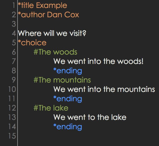 Learning ChoiceScript: Part 2: Choice, Finish, and Ending – Digital Ephemera