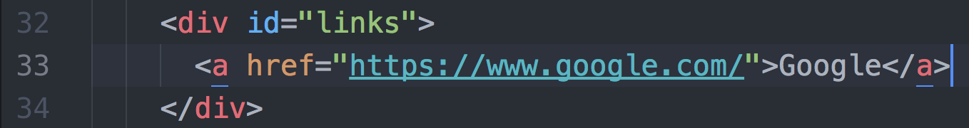 Learning HTML: Part 5: Links and Document Structures – Digital Ephemera