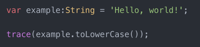Using Haxe: Part 1: String – Digital Ephemera