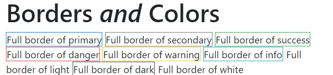 Using Bootstrap: Part 1: Borders and Colors – Digital Ephemera